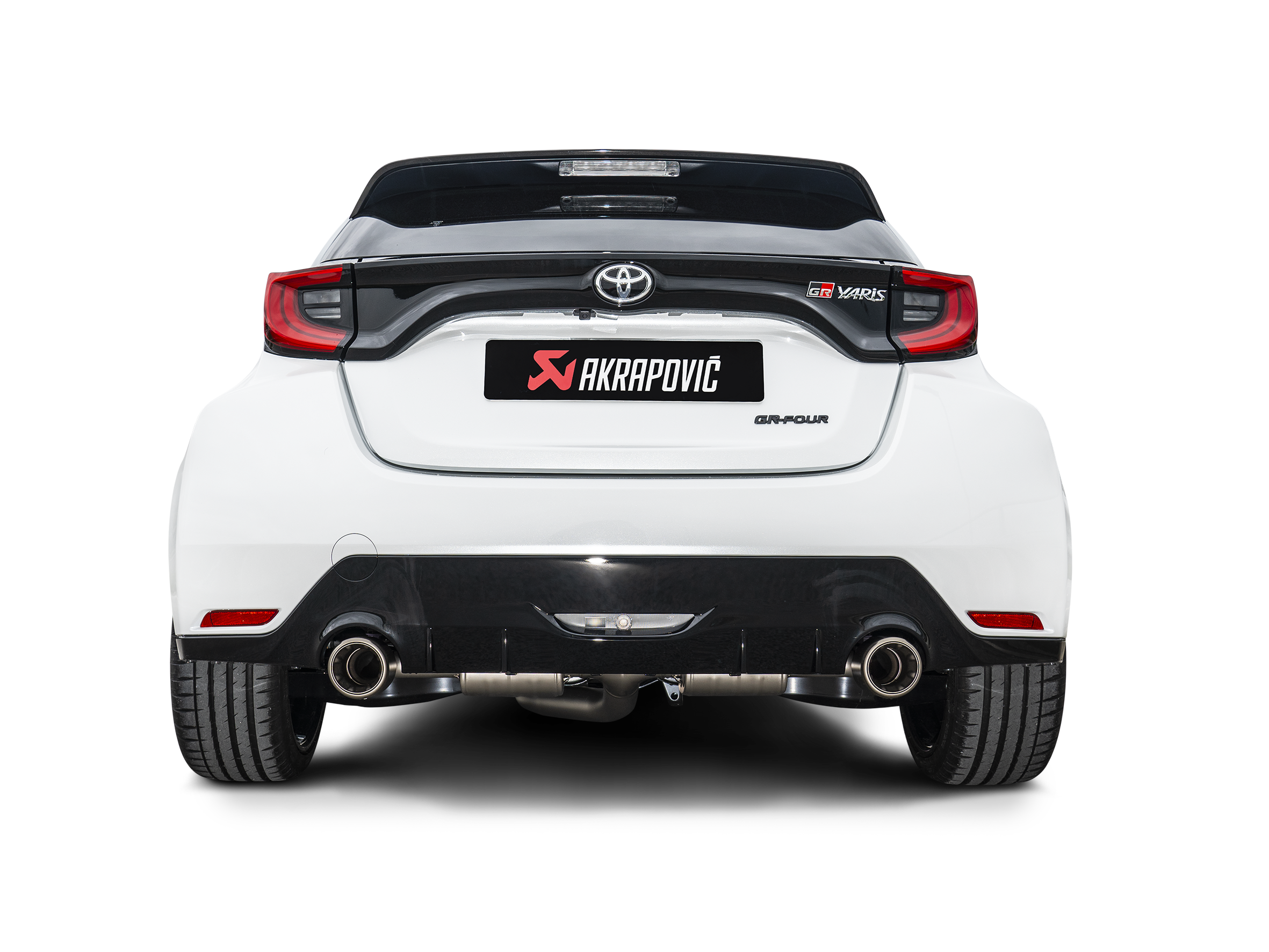 Akrapovic Titanium Exhaust Slip-On Line for Toyota GR Yaris (2023-2024 ...