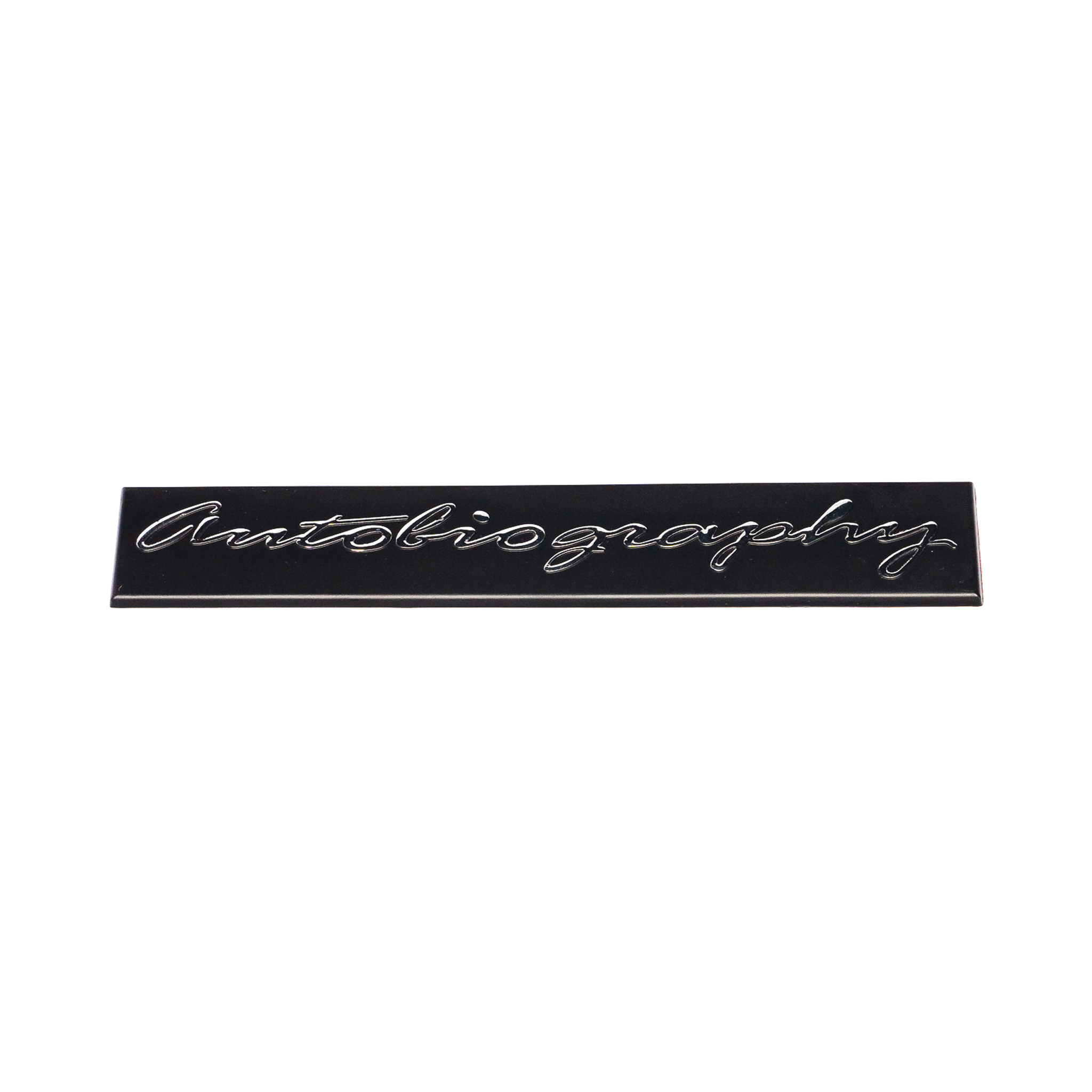 Emblex Autobiography Style Gloss Black Rear Trunk Badge Emblem for Ran ...
