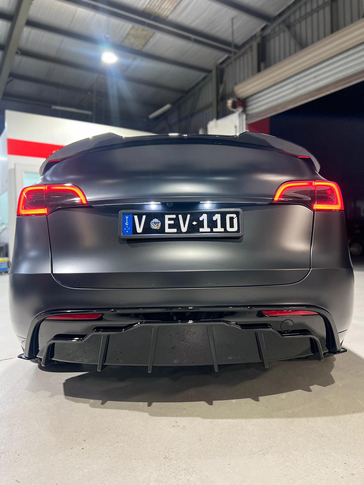 Exon Gloss Black Full Bodykit for Tesla Model Y inc. Performance PYD ...