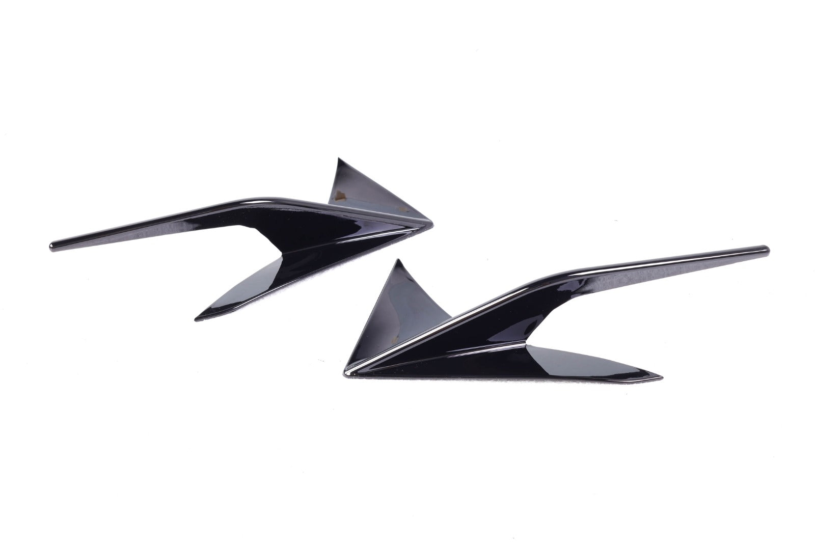 Exon Gloss Black GT Style Front Bumper Trims for Toyota Supra A90 ...