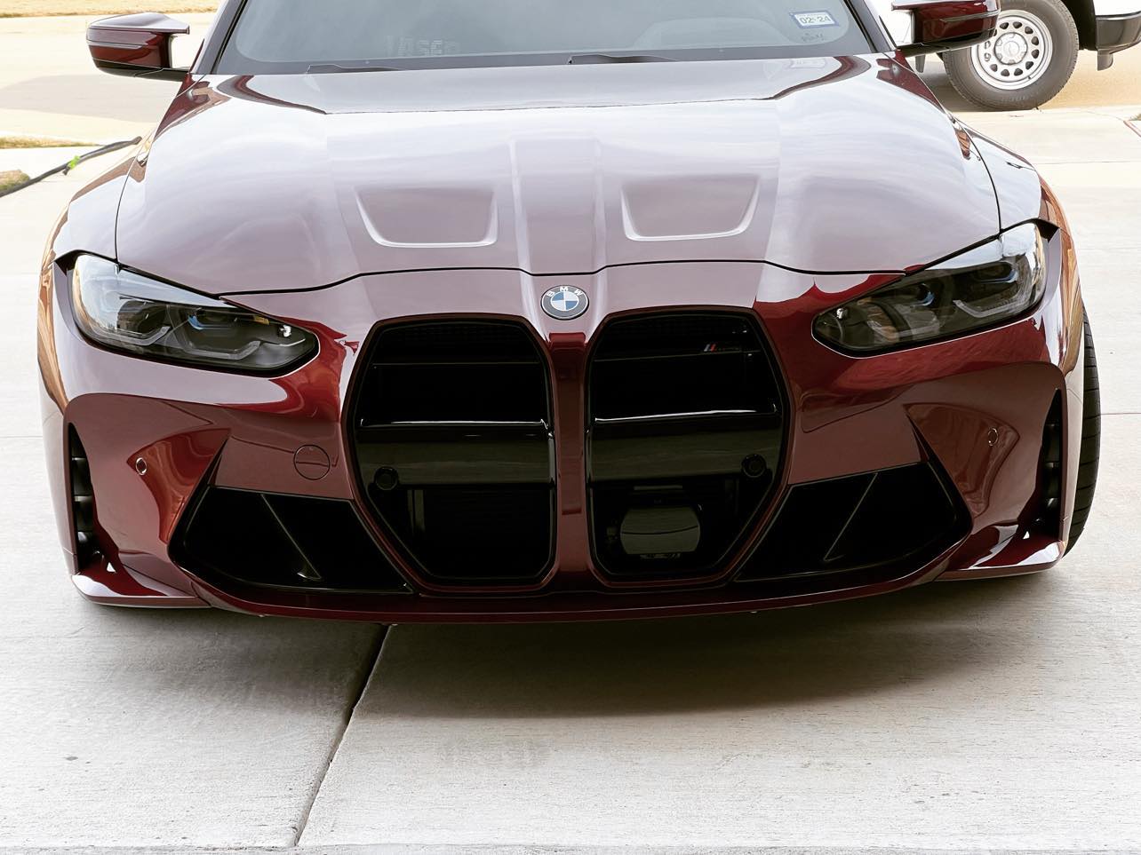 Exon Gloss Black M Performance Style Front Inlet Duct for BMW M3 G80 G ...