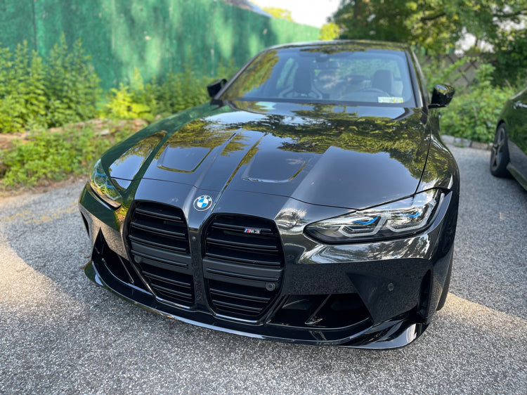 Exon Gloss Black M Performance Style Front Inlet Duct for BMW M3 G80 G ...
