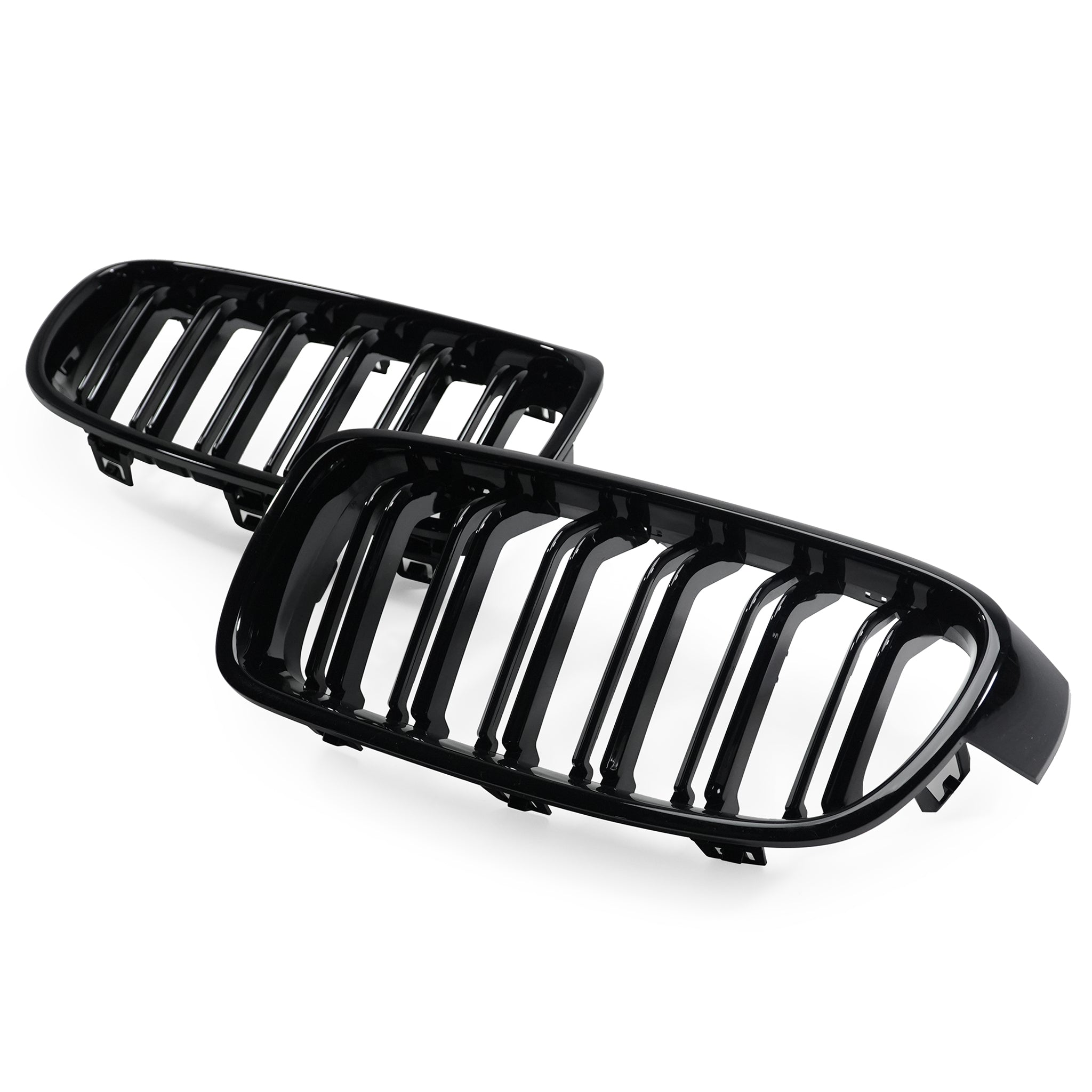 Exon Gloss Black M3/M4 Style Twin Slat Grille for BMW 3-Series F30 ...