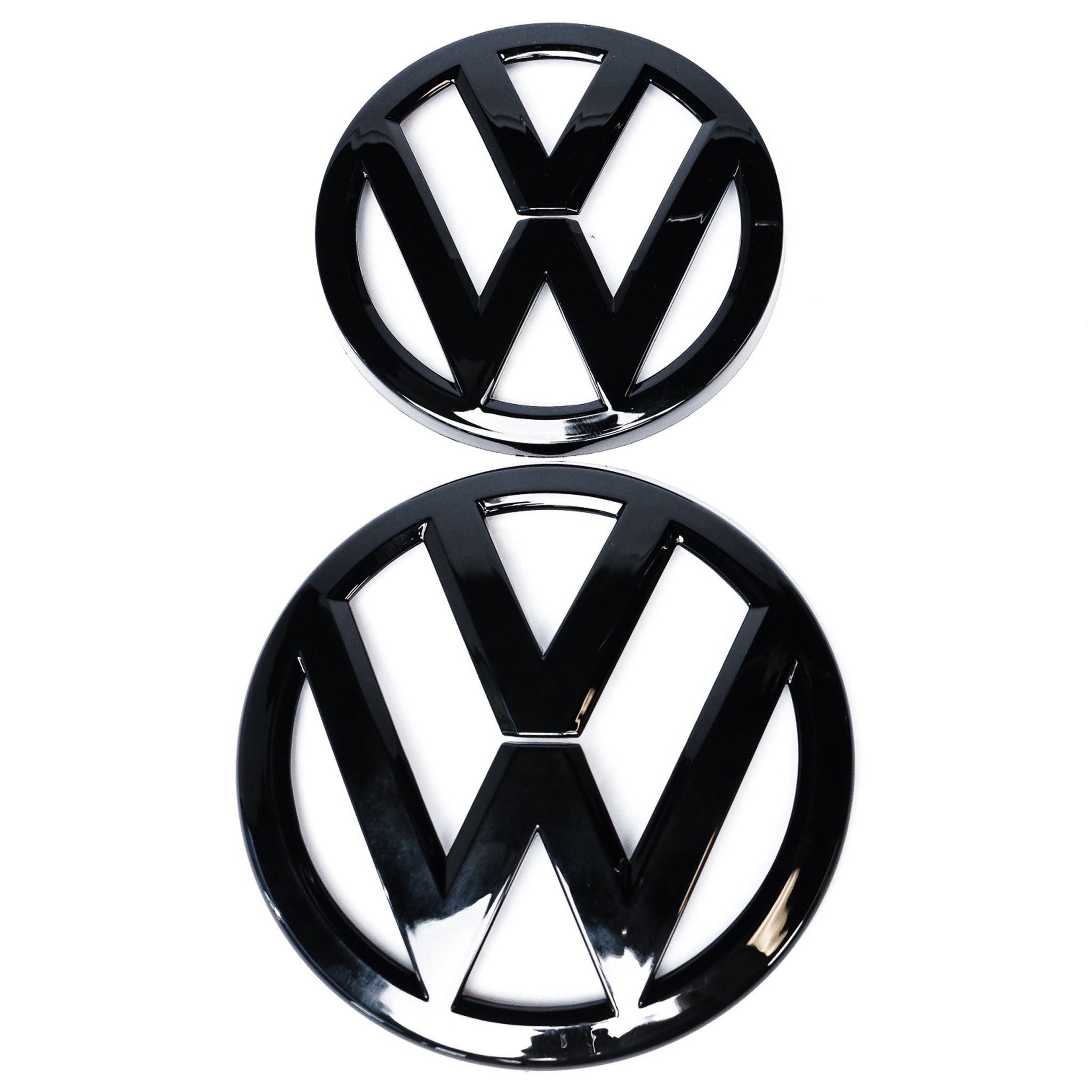 Emblex Gloss Black VW Grille & Trunk Badge Emblem Overlay Combo for VW ...