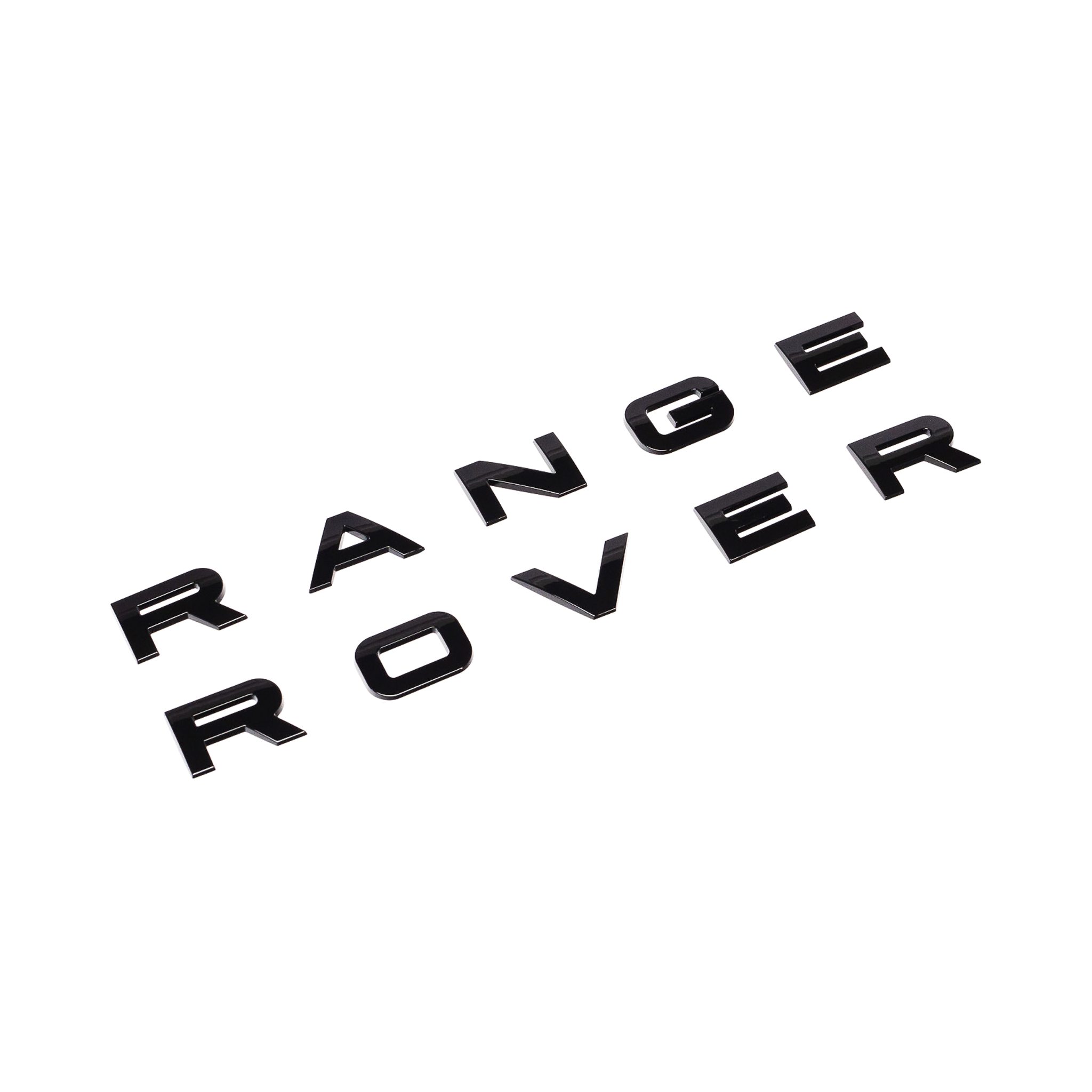 Emblex Range Rover Style Gloss Black Front or Rear Badge Emblem for Ra ...