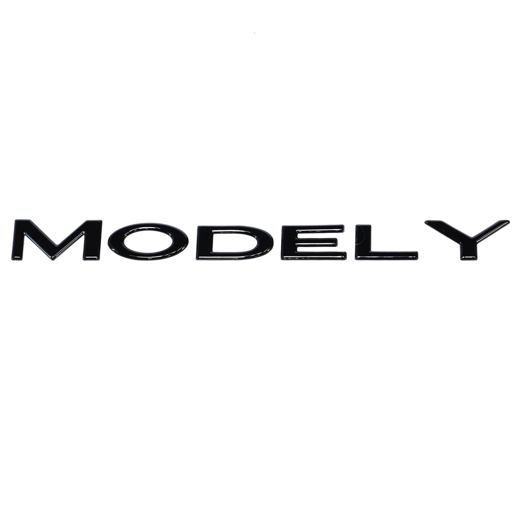 Emblex Tesla Style Gloss Black Rear Badge Emblem for Tesla Model Y ...