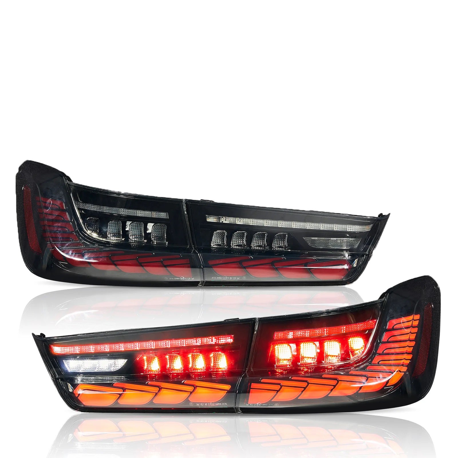 Luminosa GTS / CS Style OLED V2.0 Sequential Tail Light Blackline for ...