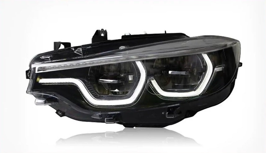 Luminosa LCI-2 Icon Style Full LED Headlights w. Lens for BMW M3 F80 ...