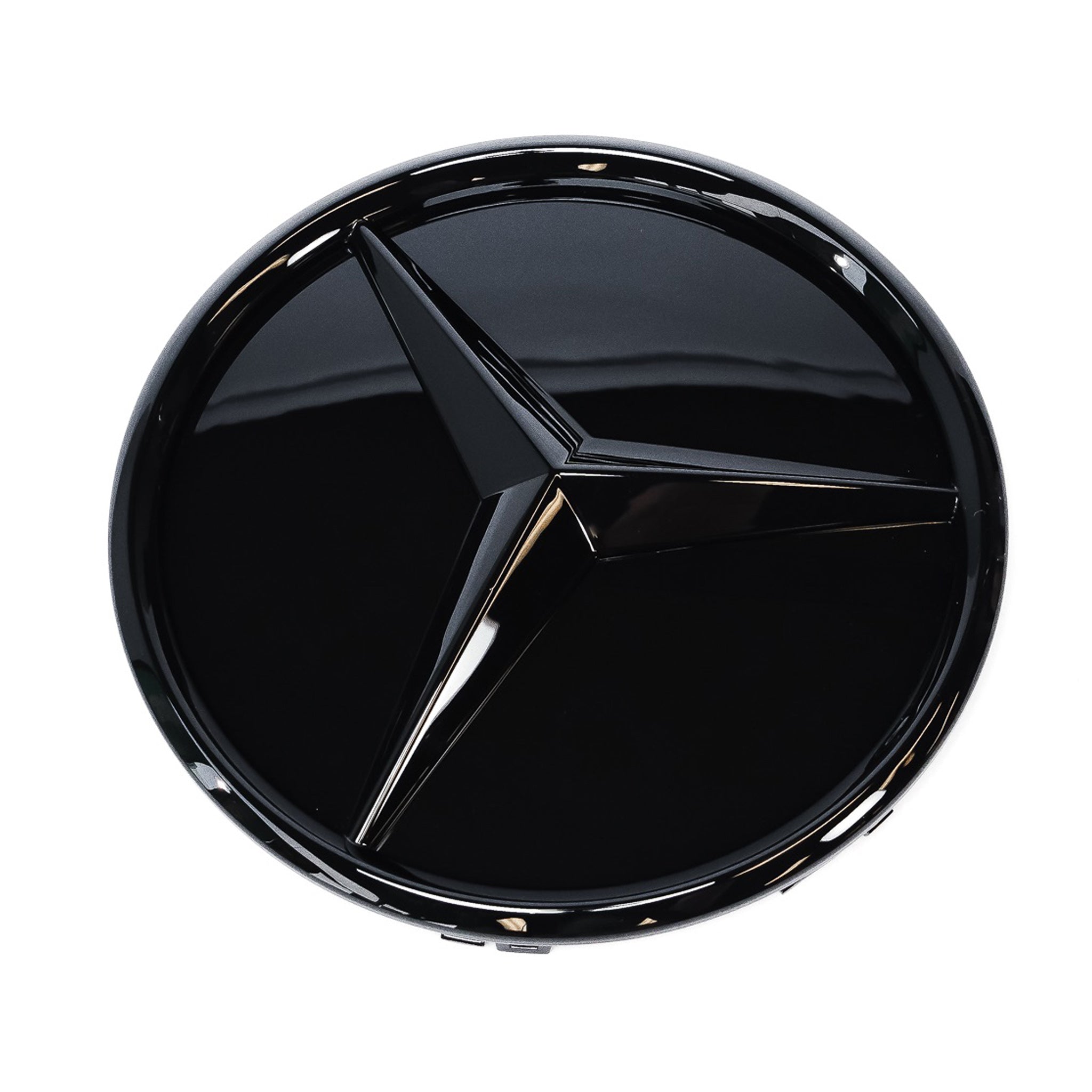 Emblex Gloss Black Mercedes Benz Style Front Distronic Grille Badge Em ...