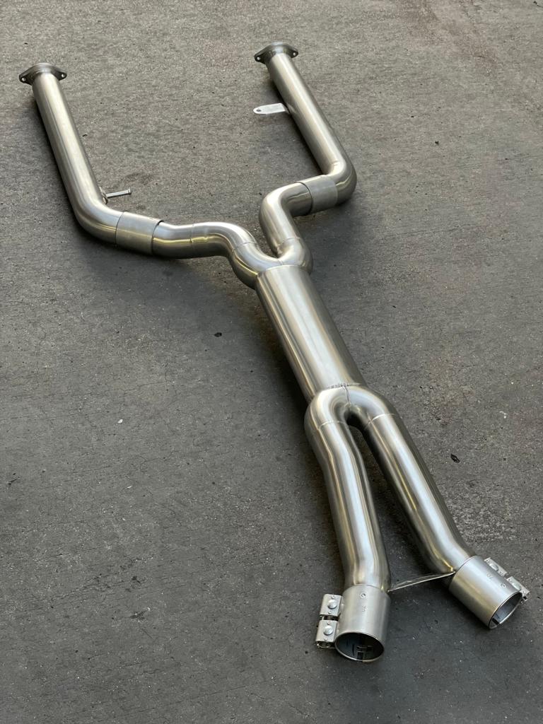 MODE Design Performance Equal Length Single Mid Pipe for BMW M3 G80 G8 ...