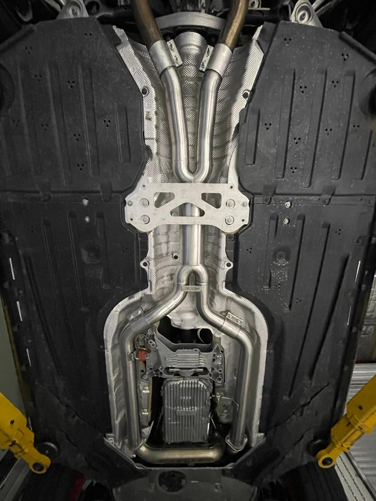 MODE Design Performance Equal Length Single Mid Pipe for BMW M2 G87 S5 ...