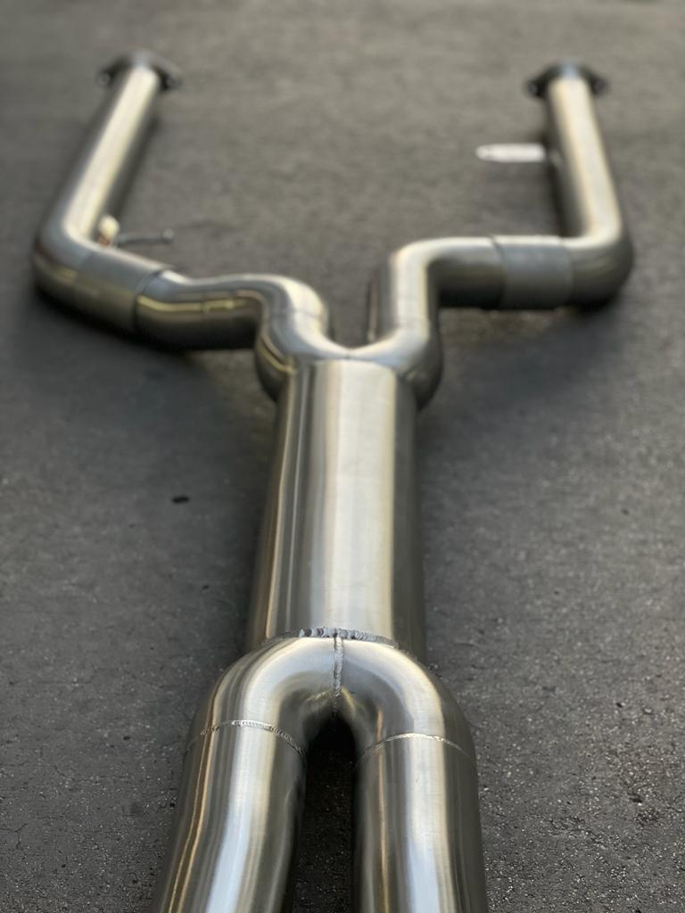 MODE Design Performance Equal Length Single Mid Pipe for BMW M3 G80 G8 ...