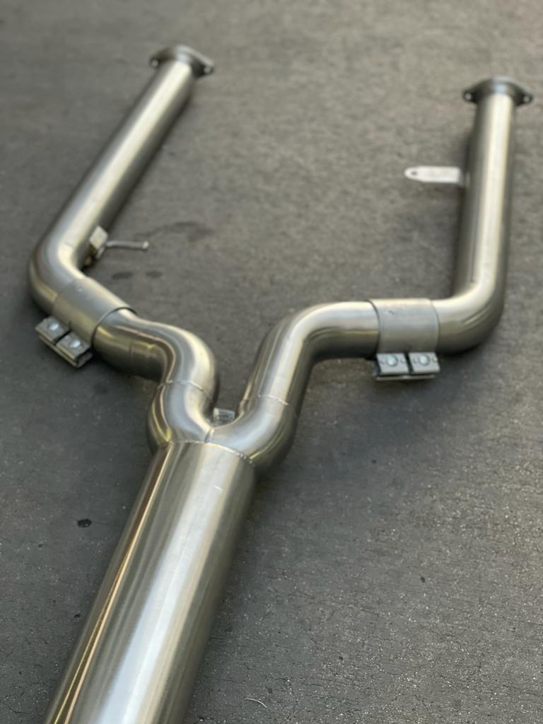 MODE Design Performance Equal Length Single Mid Pipe for BMW M3 G80 G8 ...