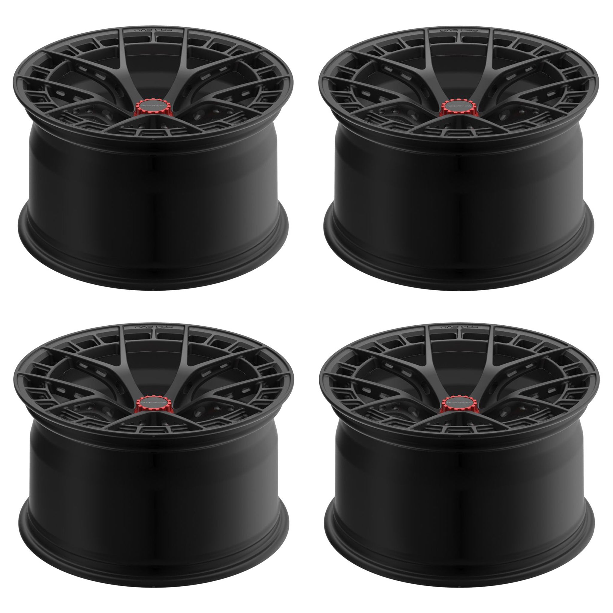 MODE Design FR-1 Evolution Forged Wheel Track-Spec Black Set for BMW M ...
