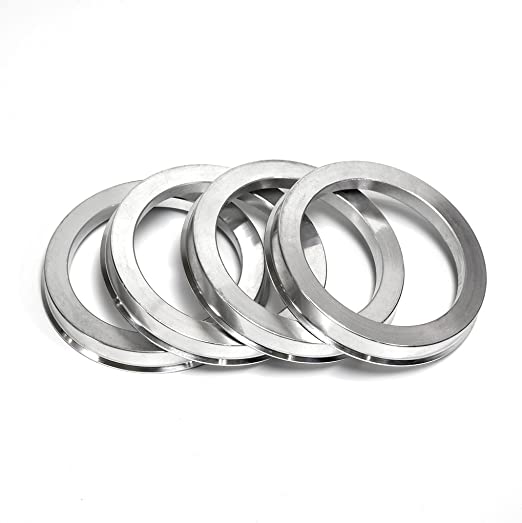MODE PlusTrack Billet Aluminium Hub Centric Adapter Rings 66.6mm to 72 ...
