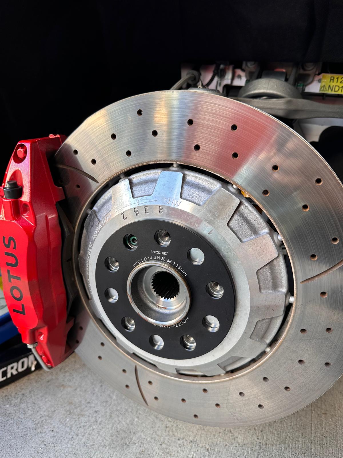 MODE PlusTrack Wheel Spacer Flush Fit Kit for Lotus Emira & Evora S 40 ...