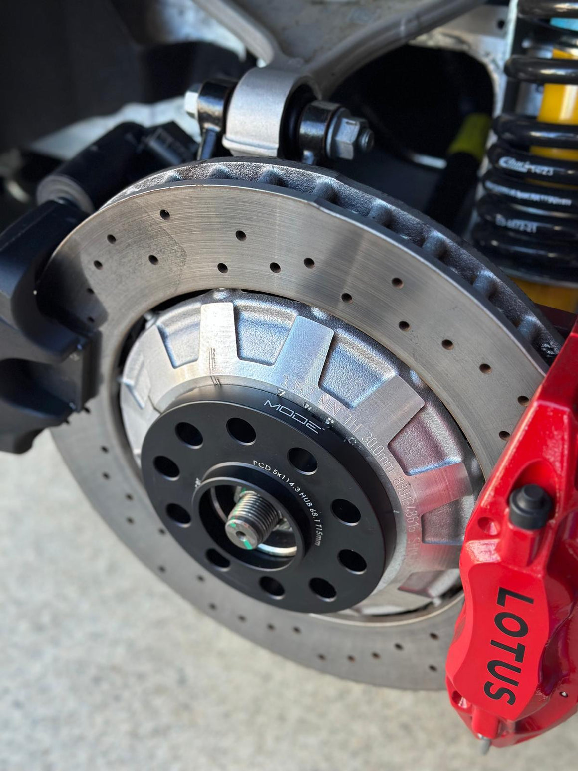 MODE PlusTrack Wheel Spacer Flush Fit Kit for Lotus Emira & Evora S 40 ...