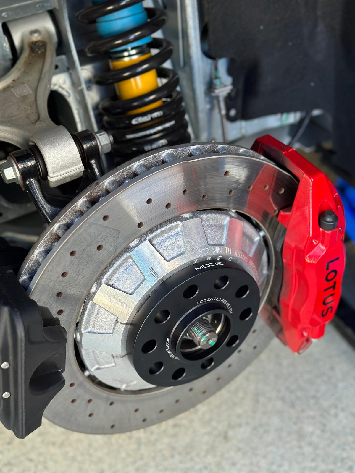 MODE PlusTrack Wheel Spacer Flush Fit Kit for Lotus Emira & Evora S 40 ...