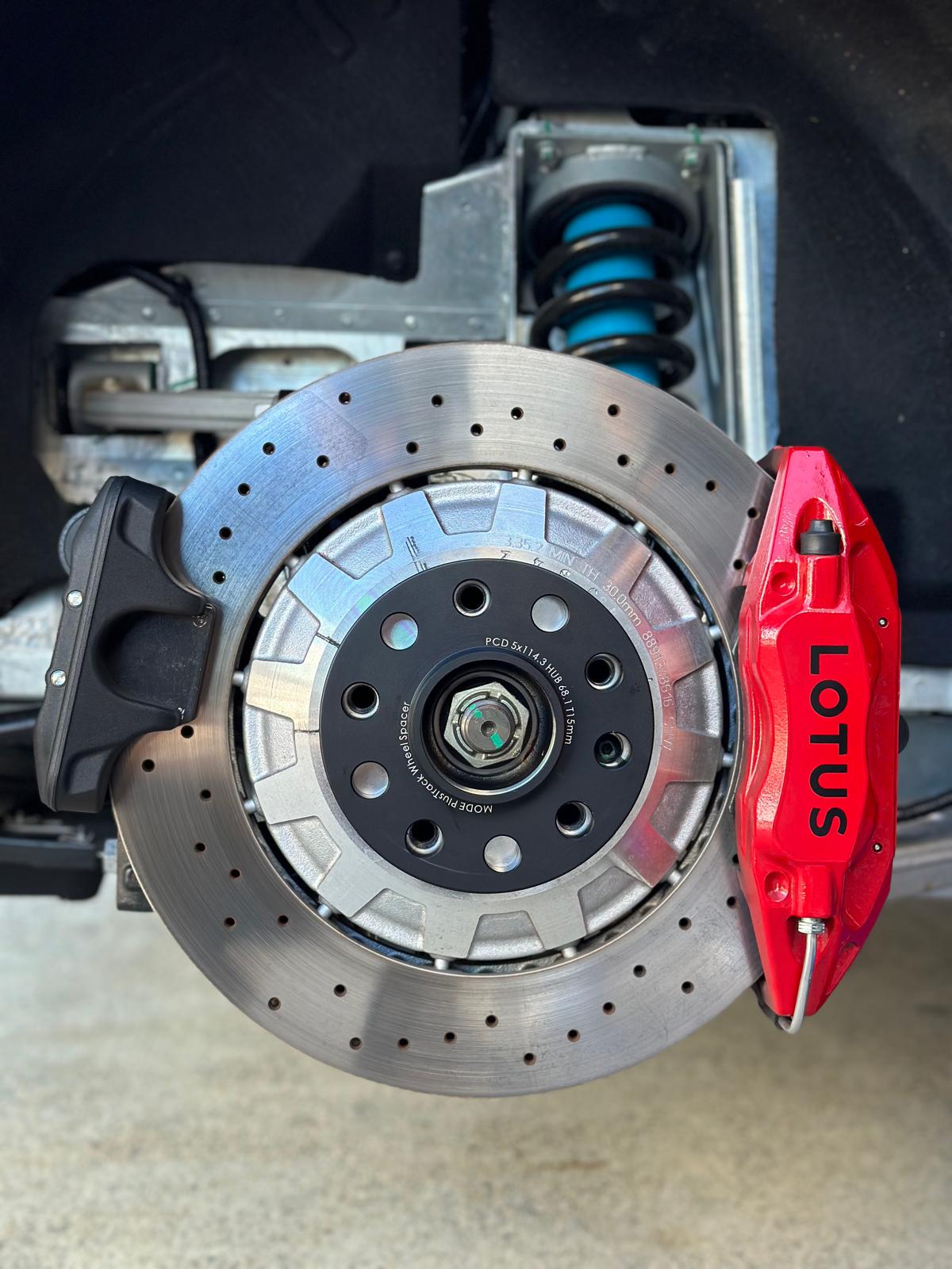 MODE PlusTrack Wheel Spacer Flush Fit Kit for Lotus Emira & Evora S 40 ...