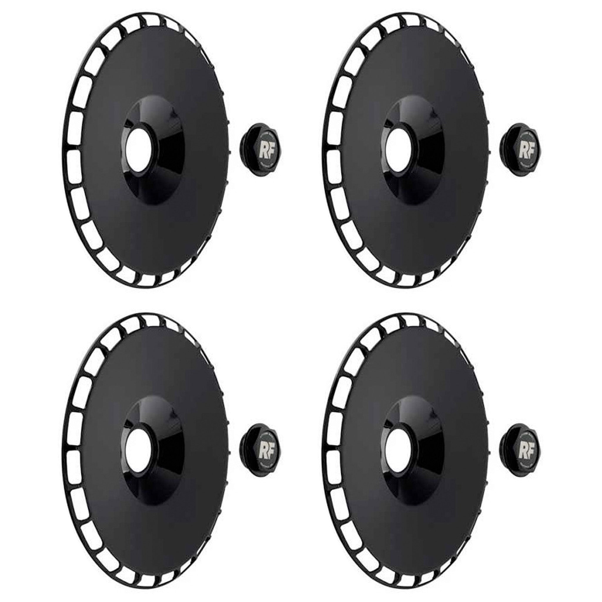 Rotiform 18" AeroDisc & Hex Nut Kit Black (Suit LAS-R, RSE) | MODE Auto ...