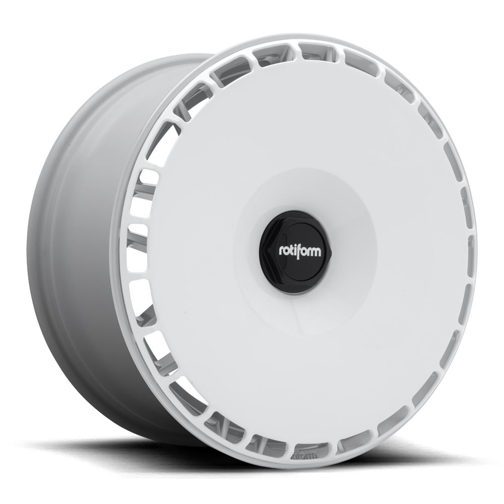 Rotiform 19" AeroDisc & Hex Nut Kit White (Suit LAS-R, BUC-M, RSE ...