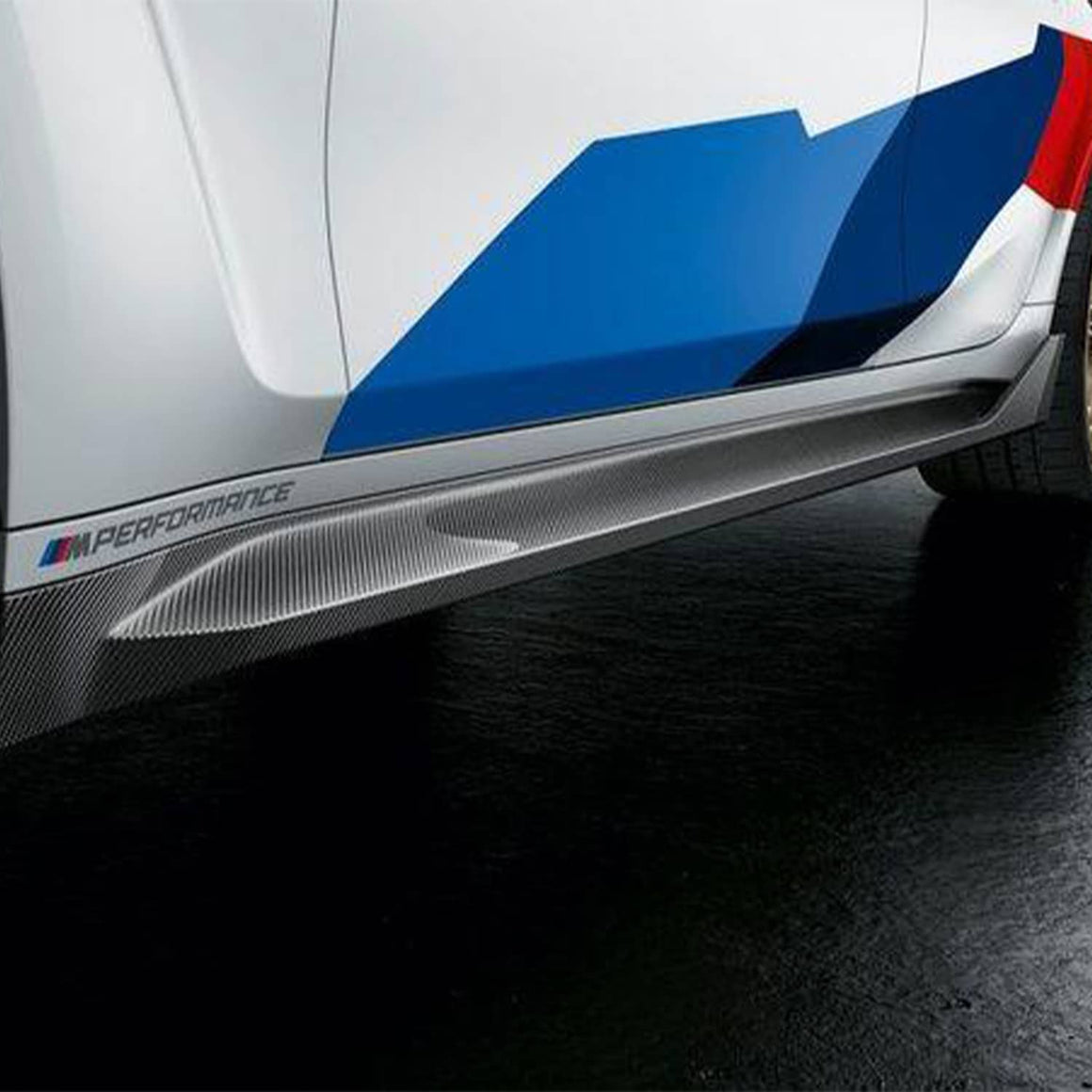 Genuine BMW M Performance Carbon Fibre Carbon Side Skirts for BMW M3 G ...