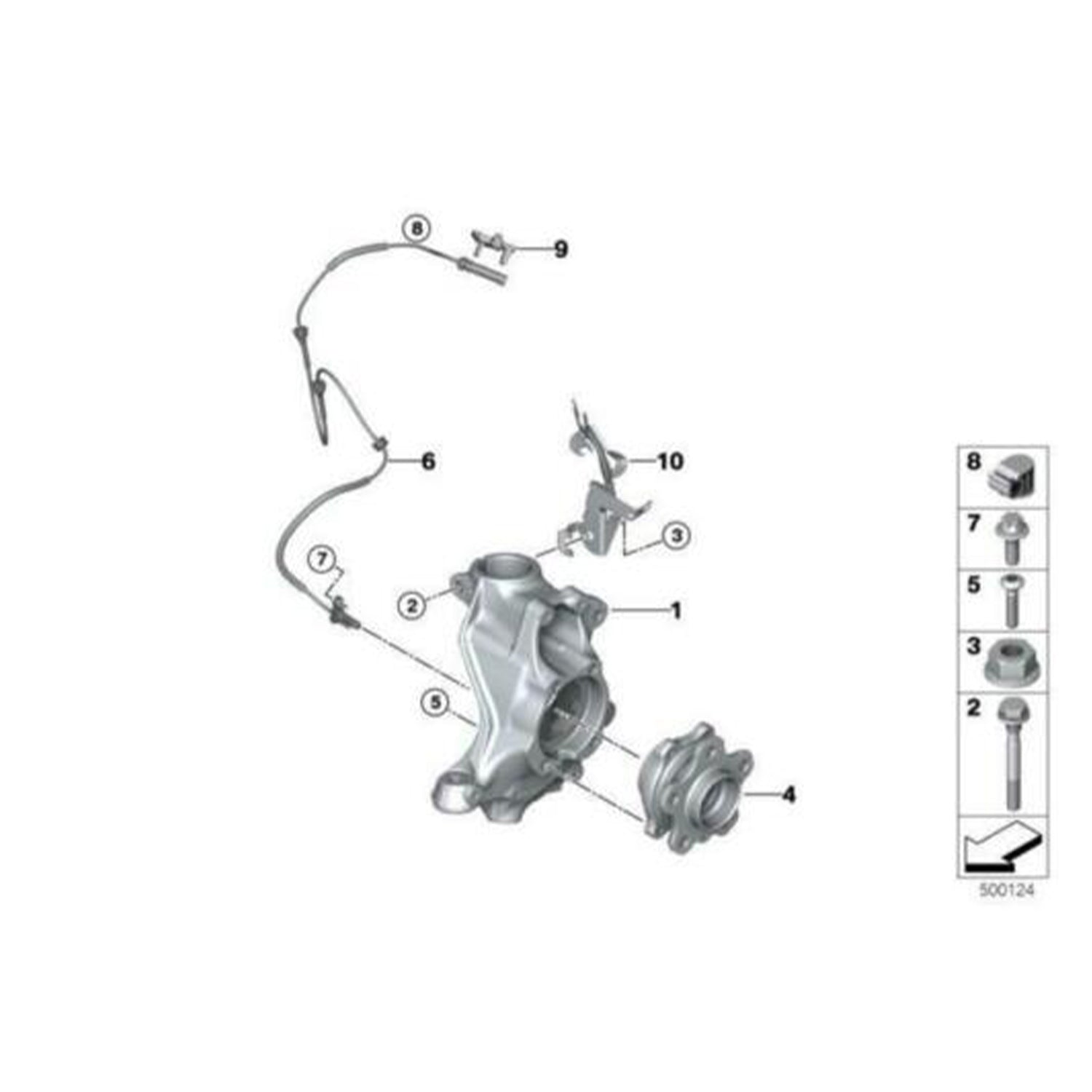 Wheel Speed Sensors Diagram Wheel Speed Sensor, Left Front ABS