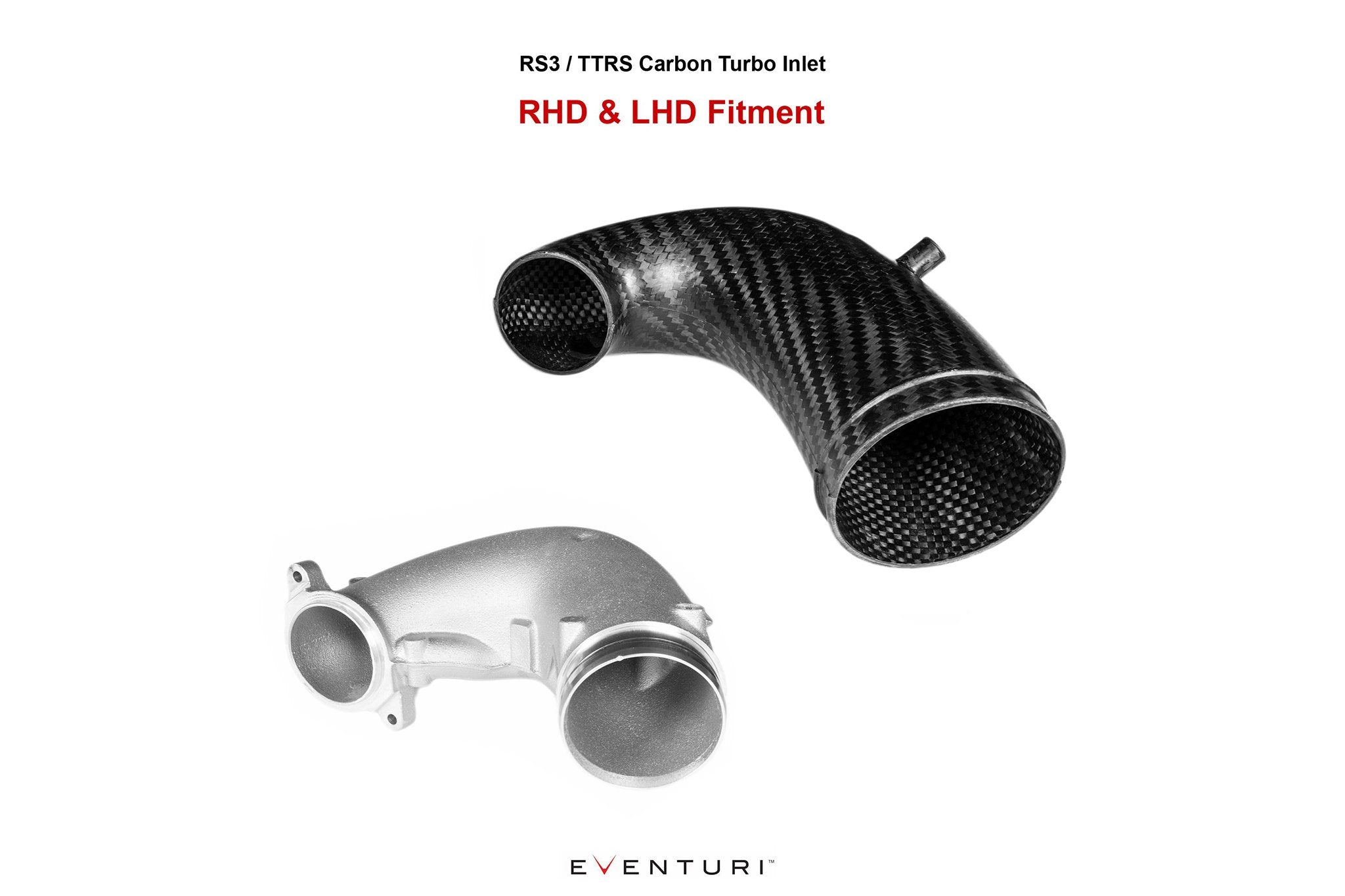 Eventuri Audi RS3 Gen 2 8V.5 & TTRS 8S Carbon Turbo Inlet for Carbon I ...