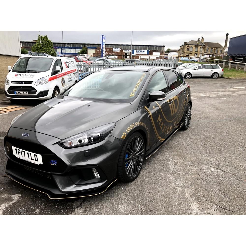 Maxton Design Ford Focus 3 RS 'AERO' Front Splitter + Side Skirts + Re ...