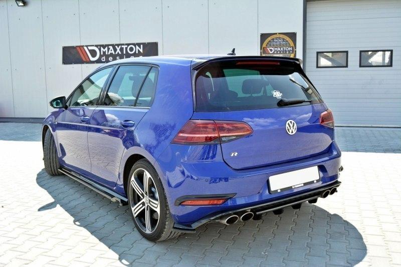 Maxton Design Rear Central Splitters VW Golf Mk7.5 R (Facelift) | MODE ...