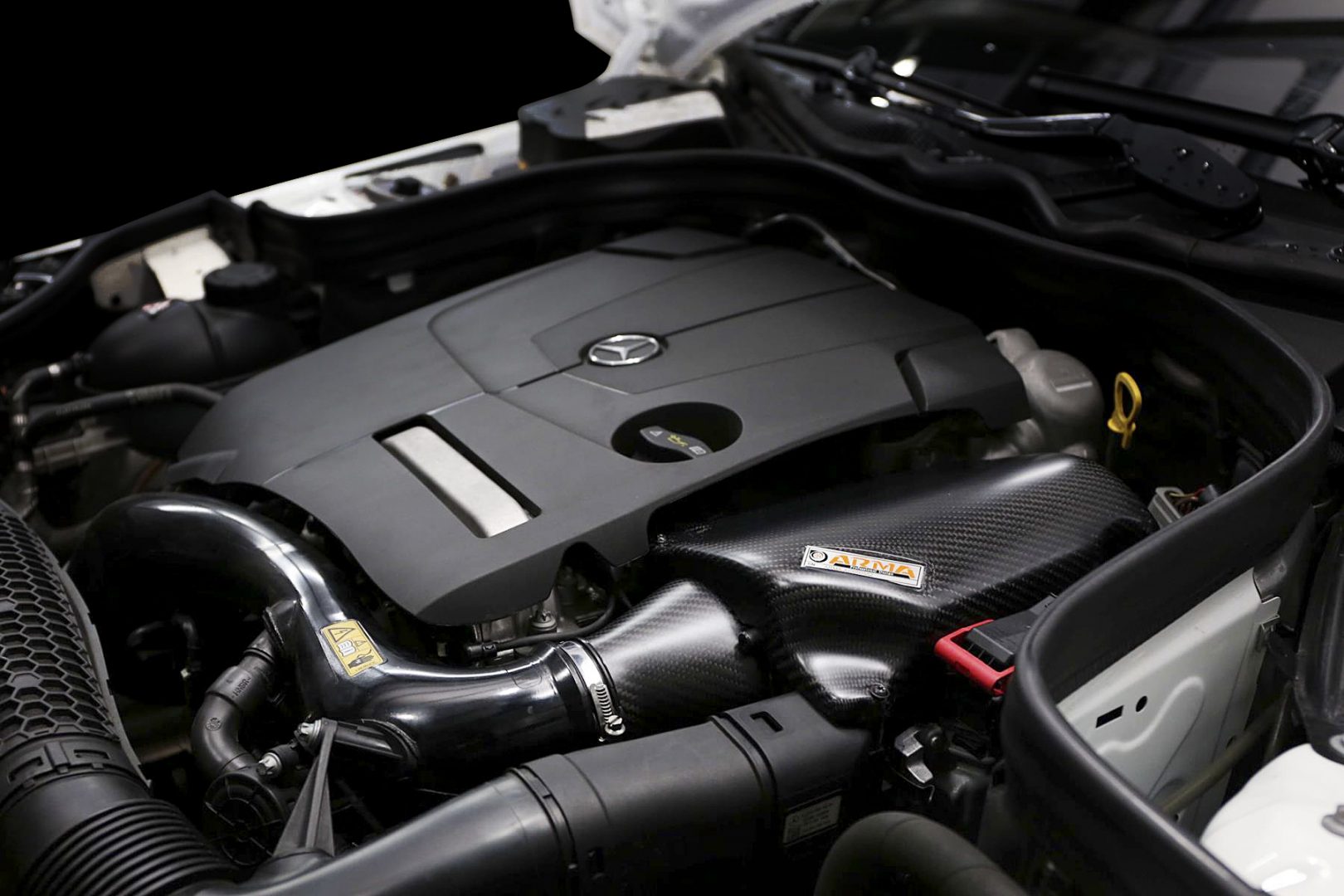 Armaspeed Carbon Fibre Air Intake for Mercedes Benz E200 E250 E260 W21 ...