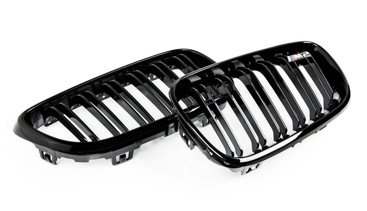Genuine BMW Gloss Black Grille Set for M2 F87 N55 | MODE Auto Concepts