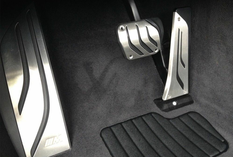 Genuine BMW M Performance Auto Stainless Steel Pedal Set RHD for 1 2 3 ...