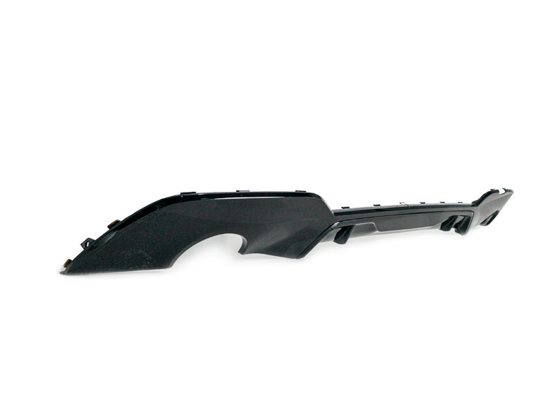 Exon Gloss Black M Performance Style Rear Diffuser w. Dual Outlet for ...