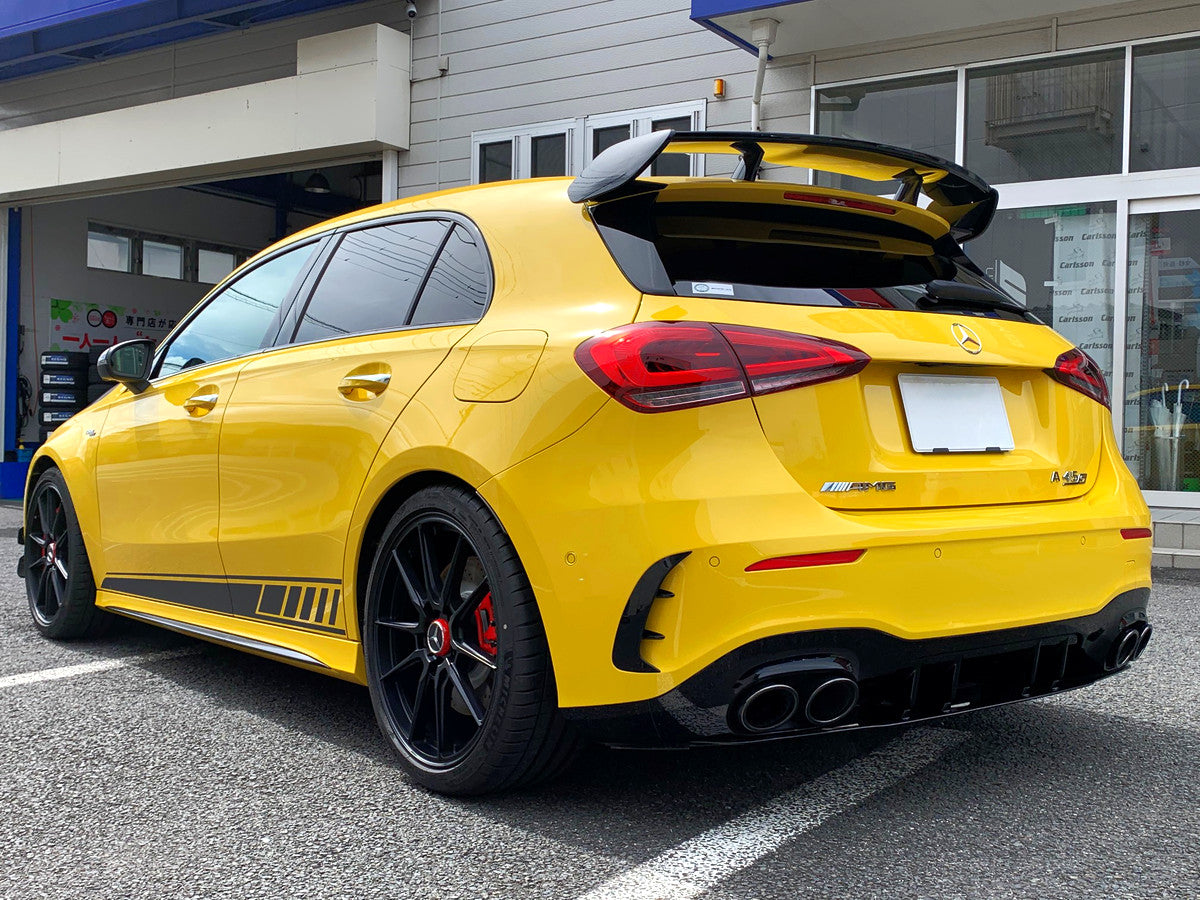 Exon Gloss Black Rear Spoiler A45 AMG Style for Mercedes-Benz A35 A45 ...