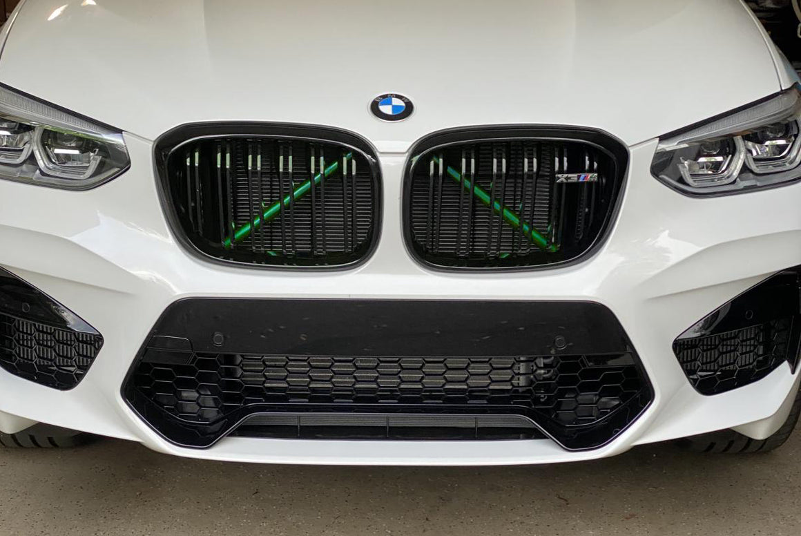 Emblex Front Grille V-Brace Trim Cover Yellow for BMW G-Series X3 X3M ...