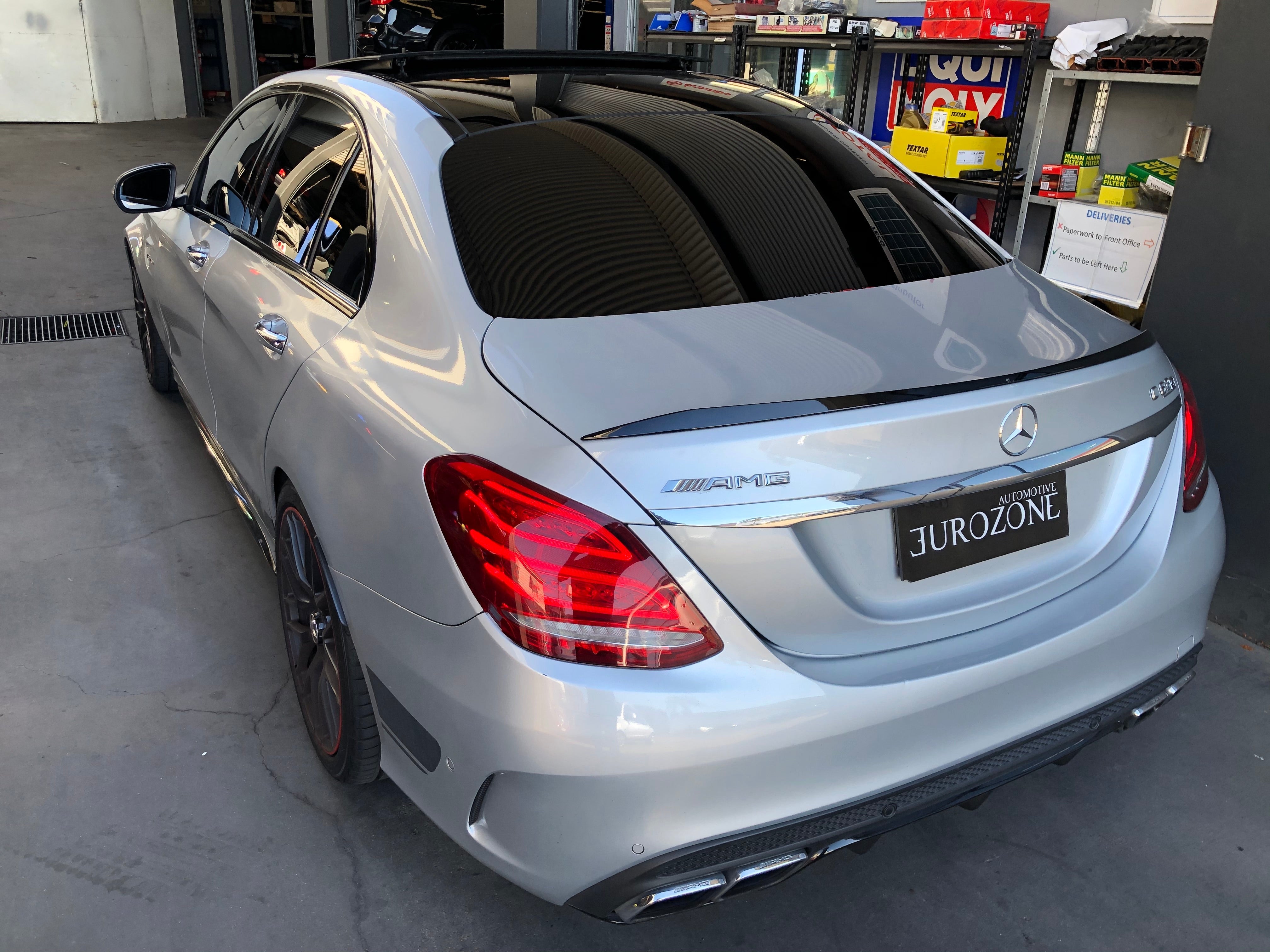 MODE Design Decatted 3.5" Downpipes V2 E63s AMG Mercedes Benz W213 Sed ...