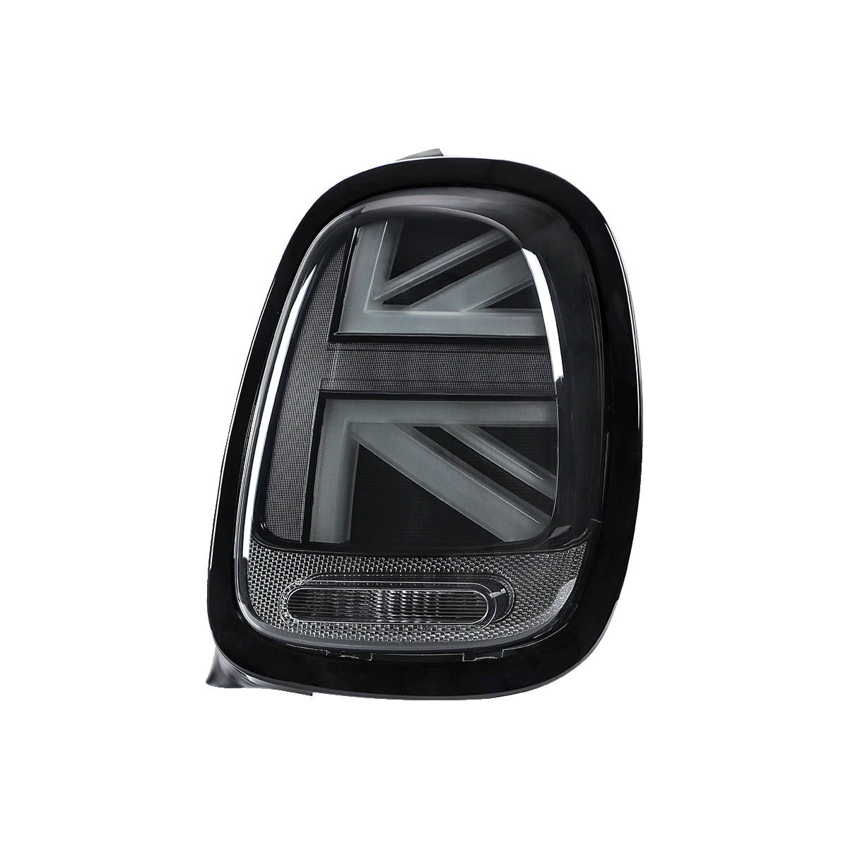 Luminosa Union Jack Style LED Tail Light Blackline w. Black Trim for M ...