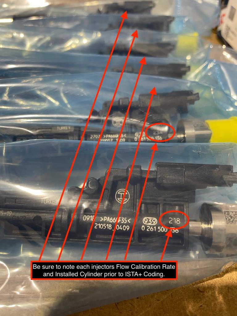 EU5 1200cc S63TU Bosch Direct Fuel Injector upgrade for S55 BMW M3 F80 ...