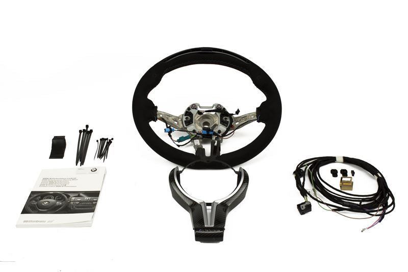 Genuine BMW M Performance LED Race Display Steering Wheel w. Gloss Car ...