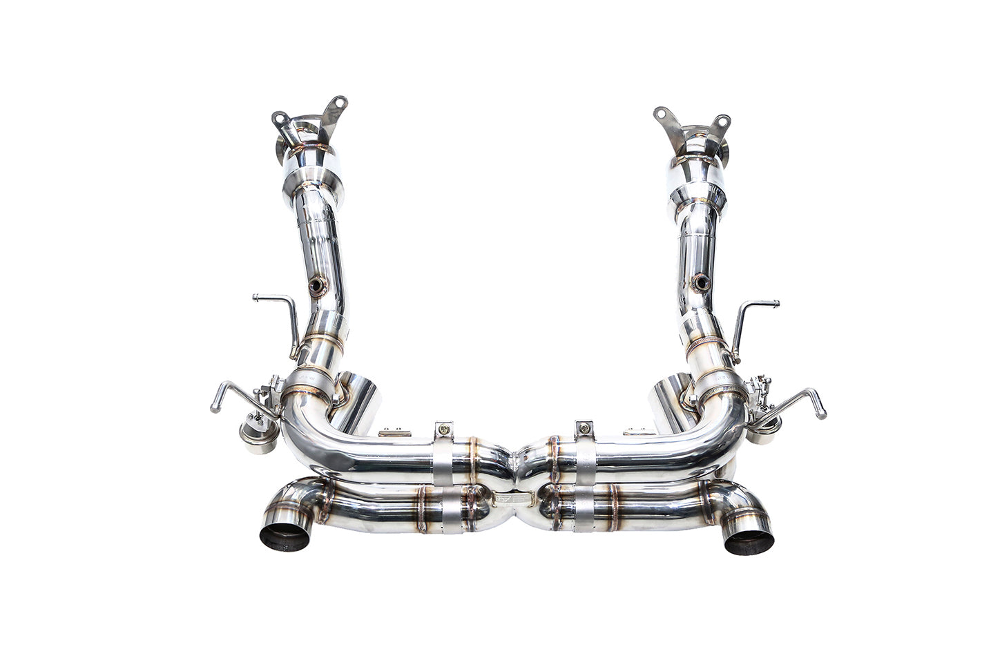 iPE - Sport Cat Pipe + Valvetronic Muffler w/ Wired Remote for Ferrari ...