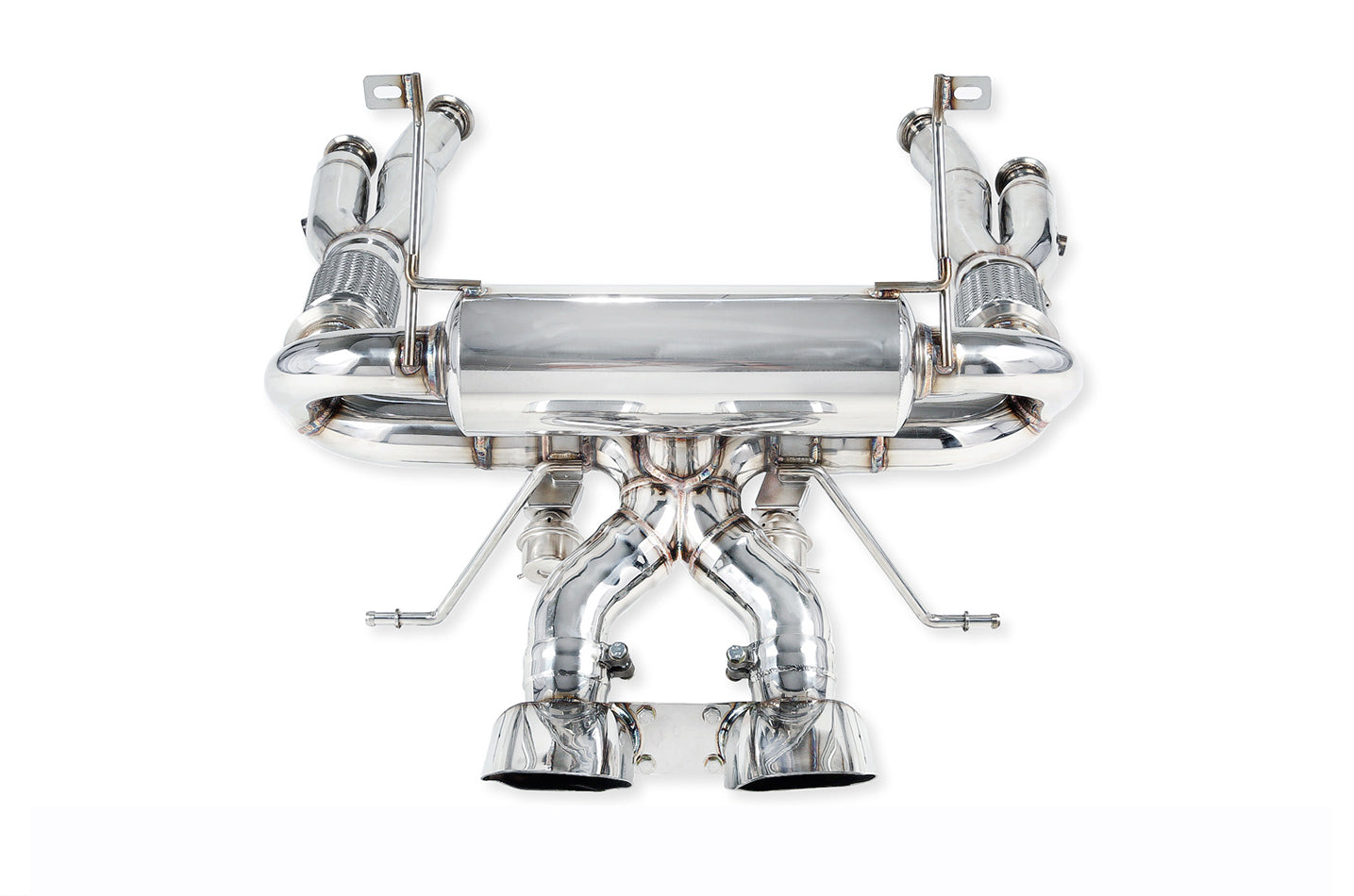 iPE - Valvetronic Exhaust System w/ OBD Remote & Chrome Tips for Lambo ...