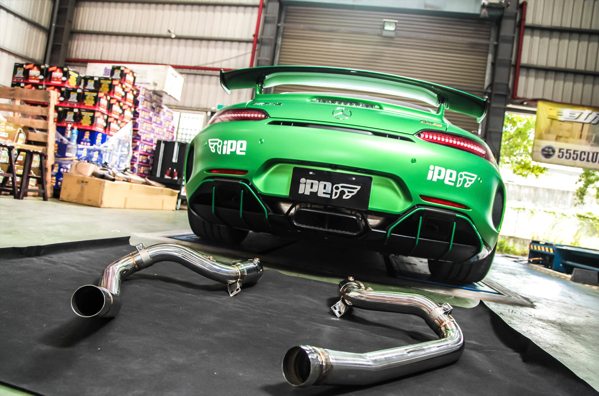 iPE - Decatted Downpipe Cat Bypass Pipe for Mercedes Benz AMG GTR & GT ...
