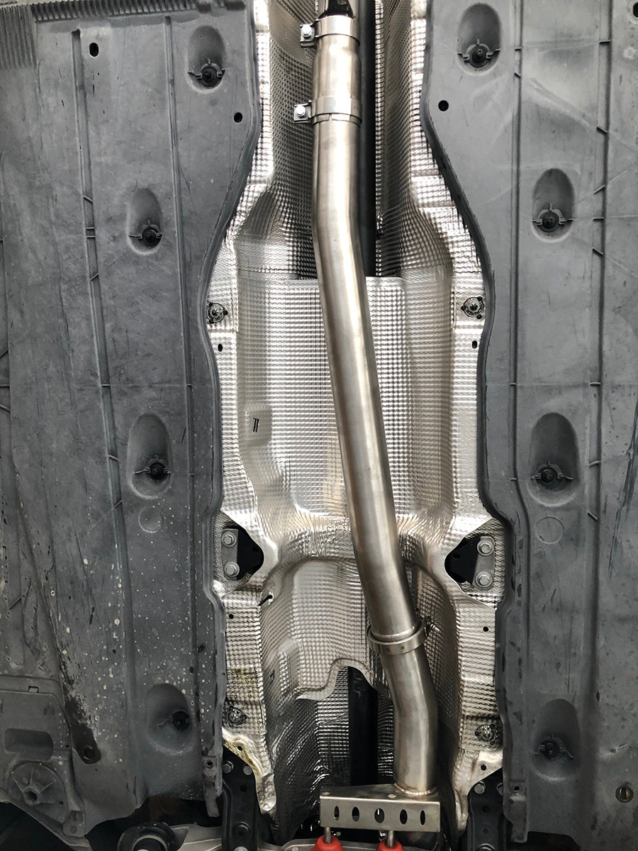 MODE Design Decatted 3.5" Downpipe V2 MQB AWD VW Golf MK7 MK7.5 R Audi | MODE Auto Concepts