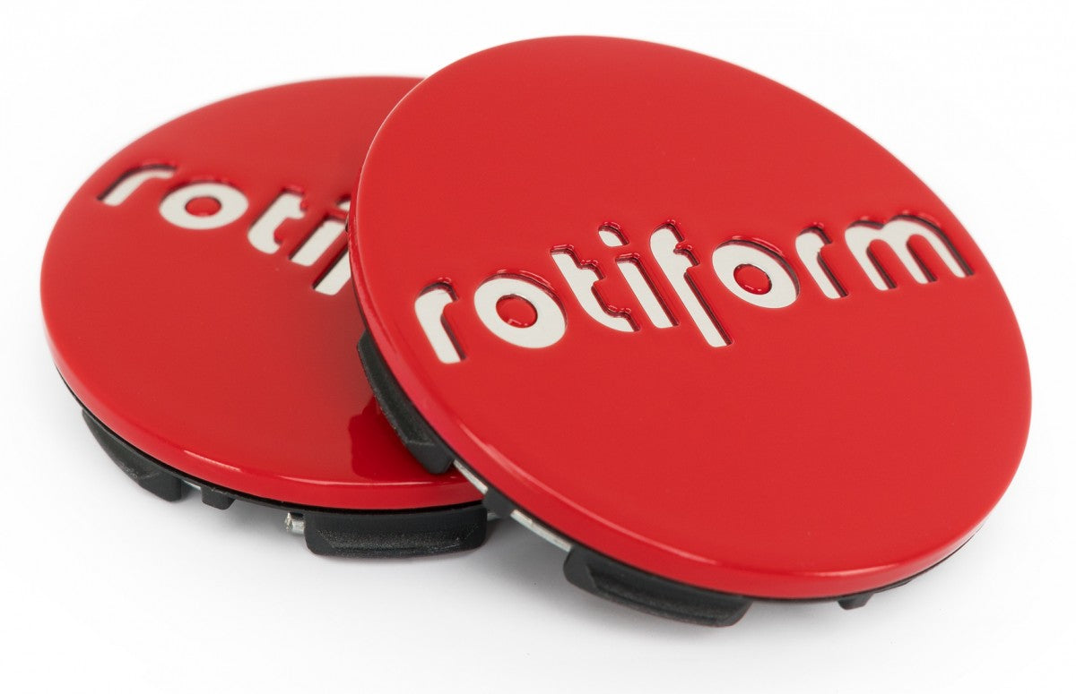 Rotiform Centre Cap Red *Ltd. Edition* (Red w. Chrome Logo) | MODE Auto ...