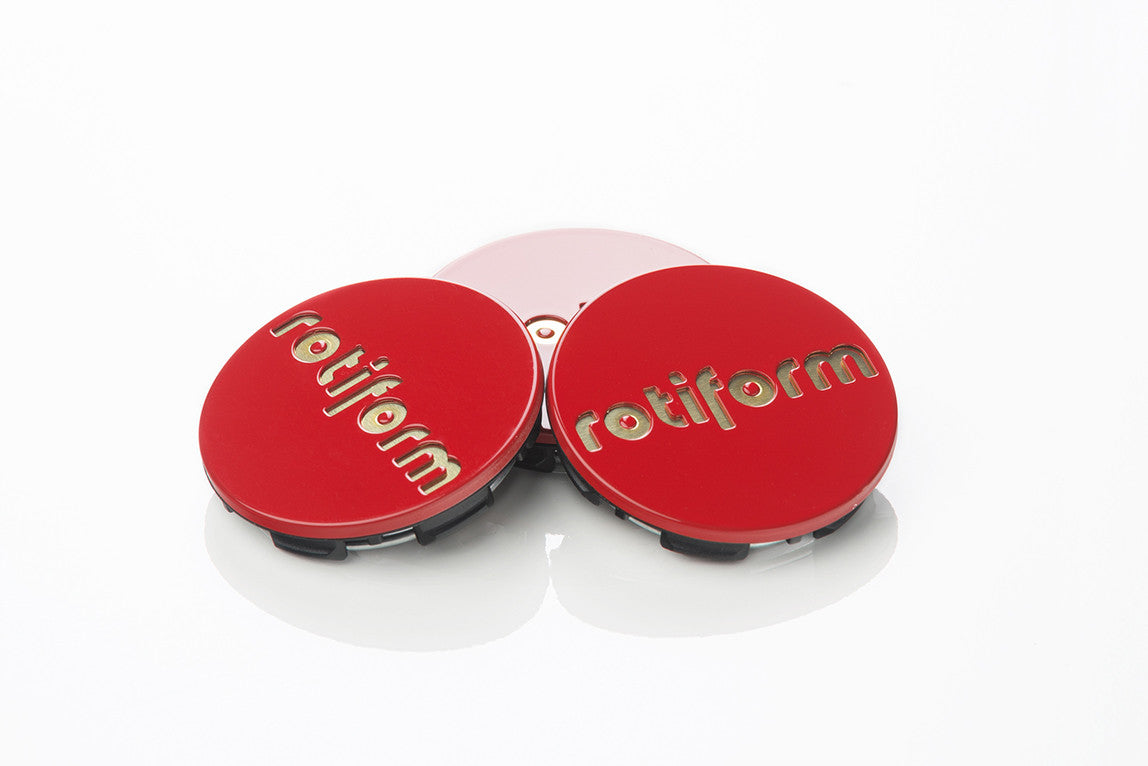 Rotiform Centre Cap Red *Ltd. Edition* (Red w. Gold Logo) | MODE Auto ...